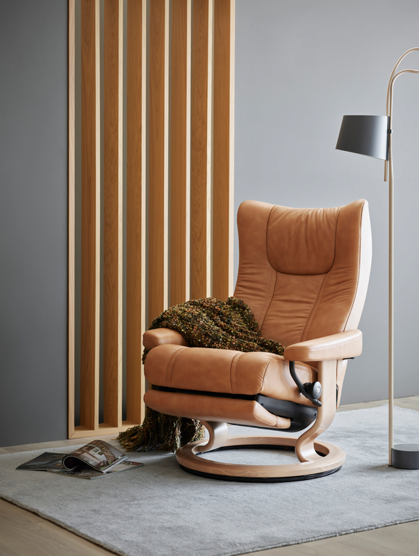 Stressless® Wing Classic Power – Hendrixson's Furniture